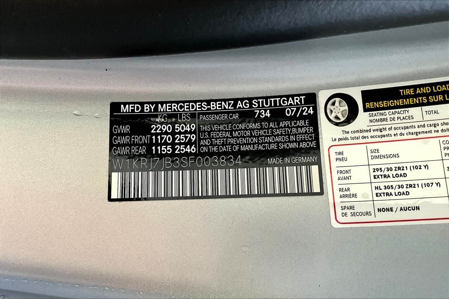 New 2025 Mercedes-Benz AMG® GT AMG® GT 63 Coupe in Westwood #SF003834 ...