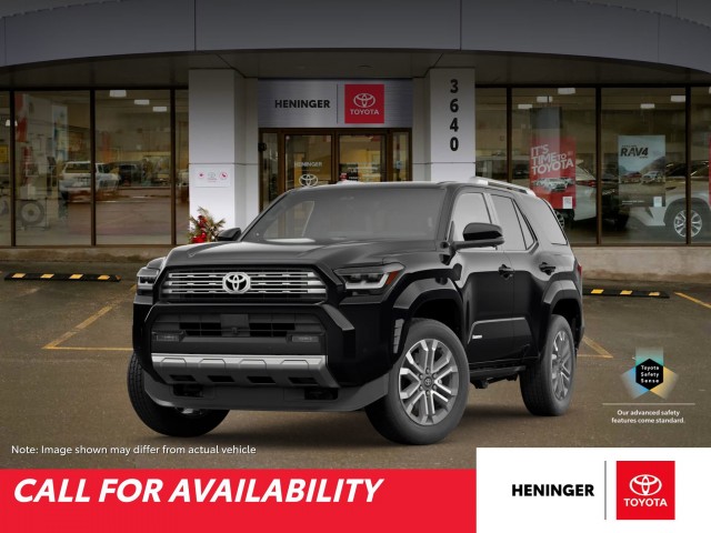 New 2025 Toyota 4Runner Limited 7 Passenger in South Calgary #190339 ...