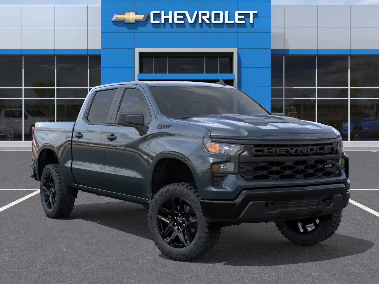 New 2026 Chevrolet Silverado 1500 Custom Trail Boss Crew Cab in ...