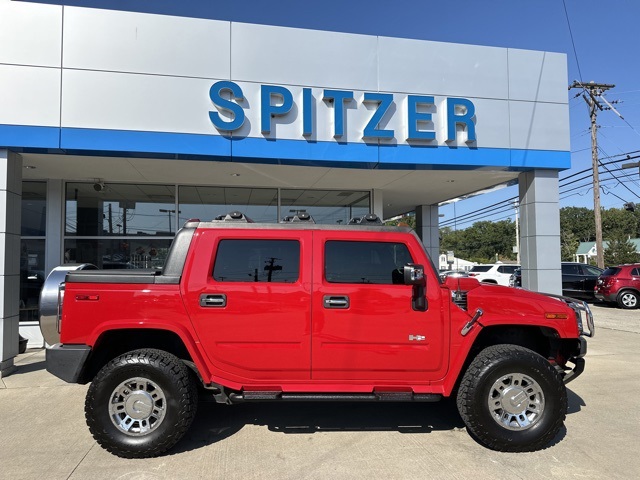 Red Hummer H2 Truck
