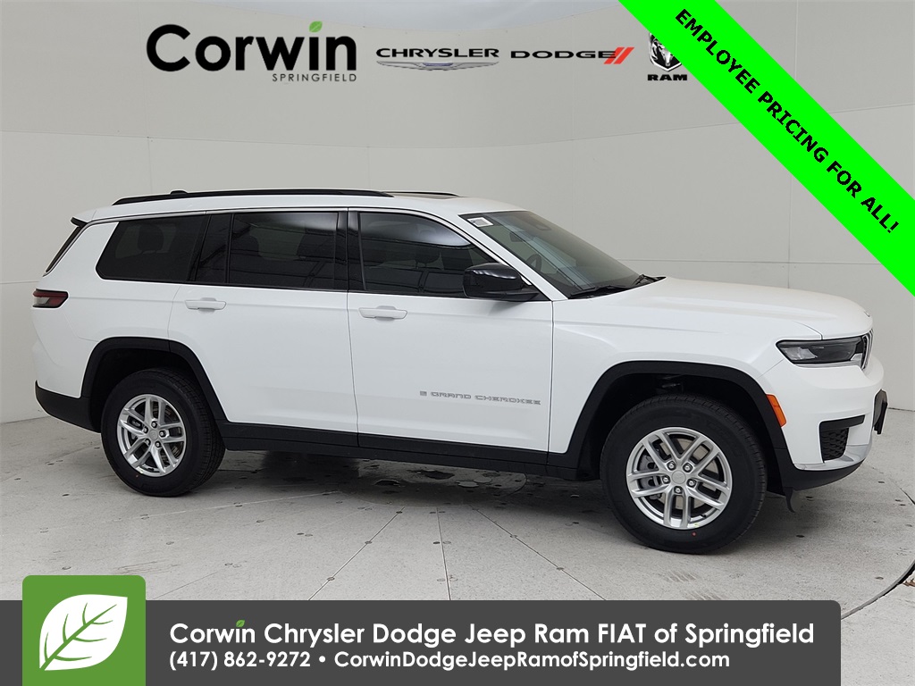 New 2025 Jeep Grand Cherokee L Laredo Utility in Springfield #1666215 | Corwin Chrysler Dodge ...