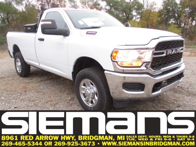 New 2023 RAM 3500 Tradesman Knapheide Back Rach w/Tool Box Regular Cab ...