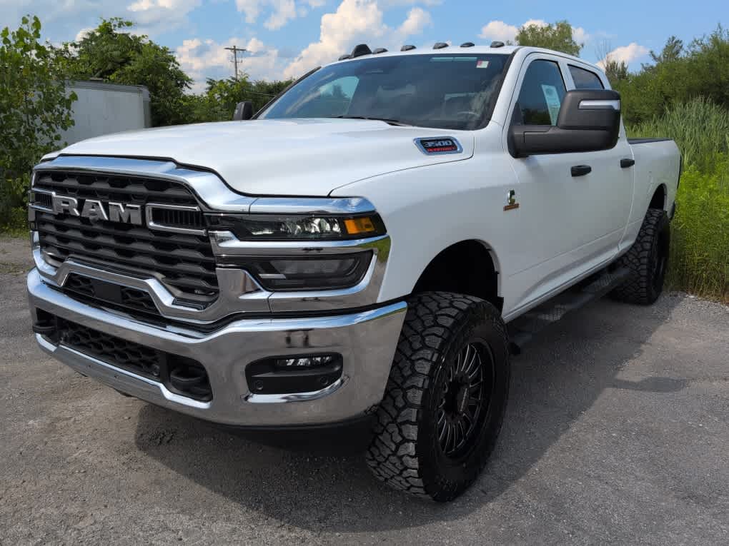 New 2025 RAM 3500 Tradesman Crew Cab in Hamilton #R11986 | Friendly Dodge Chrysler Jeep Ram