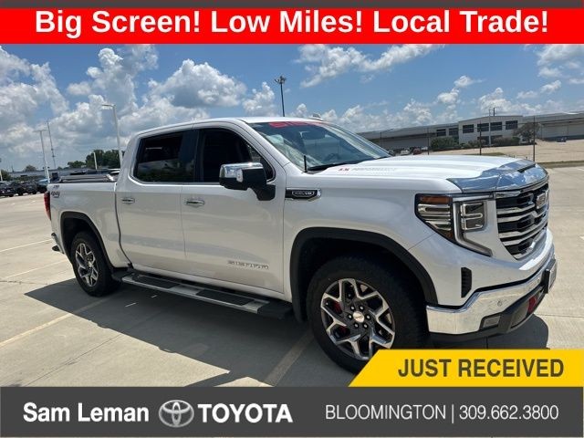 Pre-Owned 2024 GMC Sierra 1500 SLT 4D Crew Cab in Central IL #NT9834B | Sam Leman Automotive Group