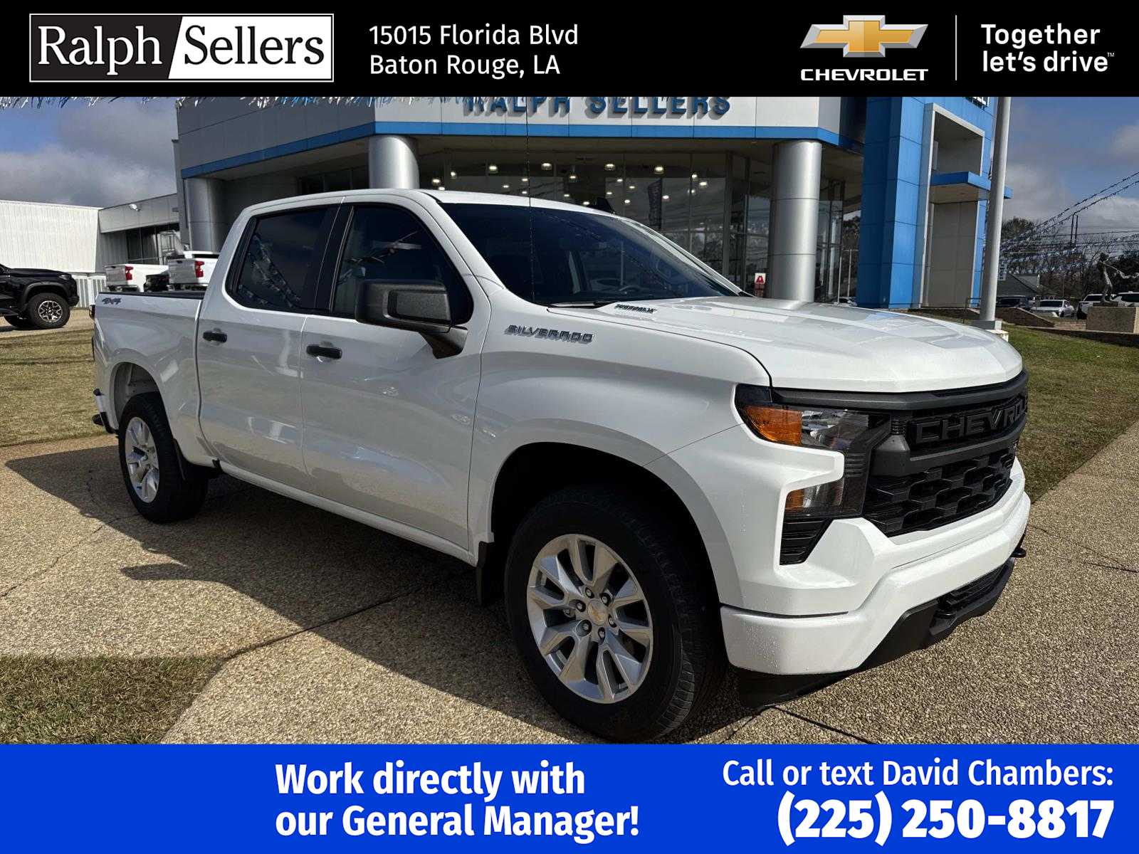 New 2026 Chevrolet Silverado 1500 Custom Truck in Baton Rouge ...