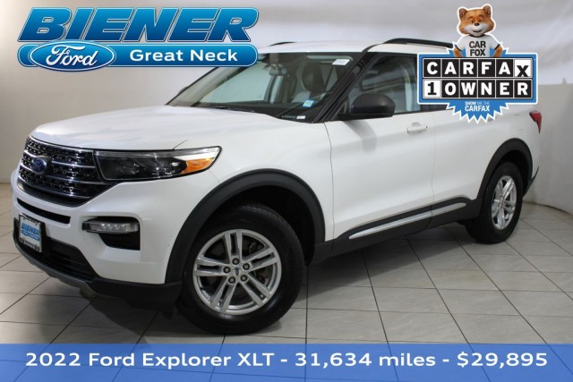 Pre-Owned 2022 Ford Explorer XLT 4 Door SUV 4WD in Great Neck #P4443U ...