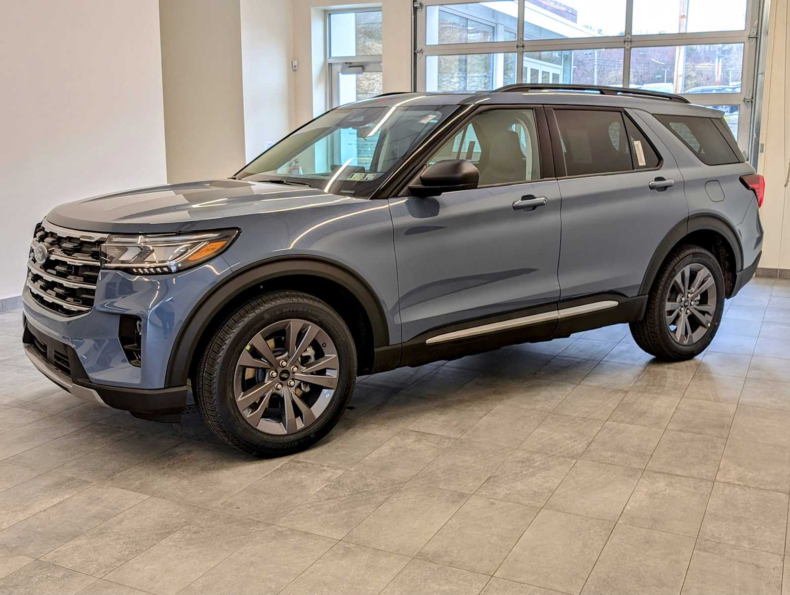 New 2025 Ford Explorer Active in Vapor Blue Metallic | Greensburg, PA ...