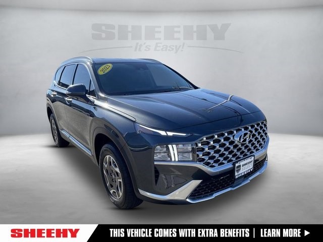 Pre-Owned 2023 Hyundai Santa Fe HEV Blue 4 Door SUV in Warrenton # ...