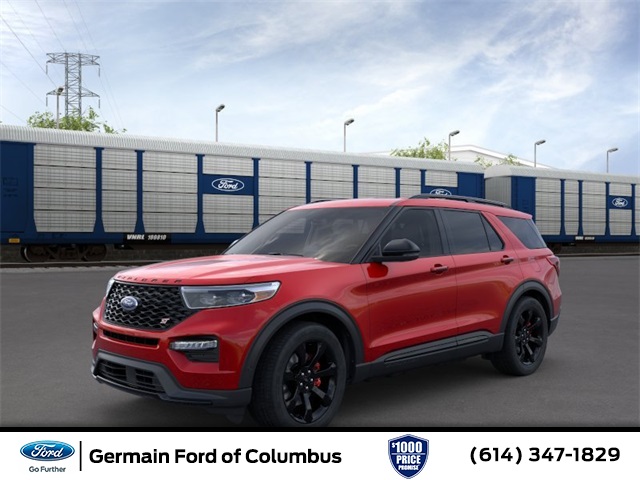 2022 Ford Explorer Sport Red