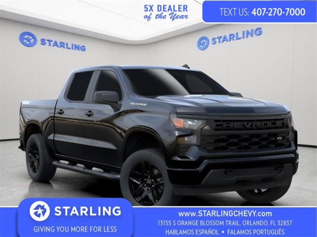 New 2025 Chevrolet Silverado 1500 Custom Crew Cab in Orlando #SZ215215 ...
