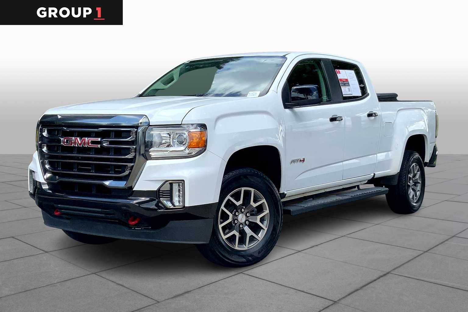 Pre-Owned 2022 GMC Canyon 4WD AT4 w/Leather Crew Cab Pickup in Columbus ...