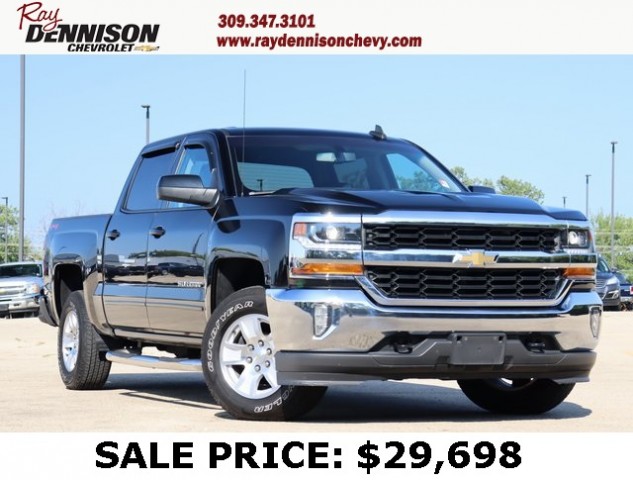 Pre-Owned 2018 Chevrolet Silverado 1500 LT 4D Crew Cab 4WD in Pekin ...