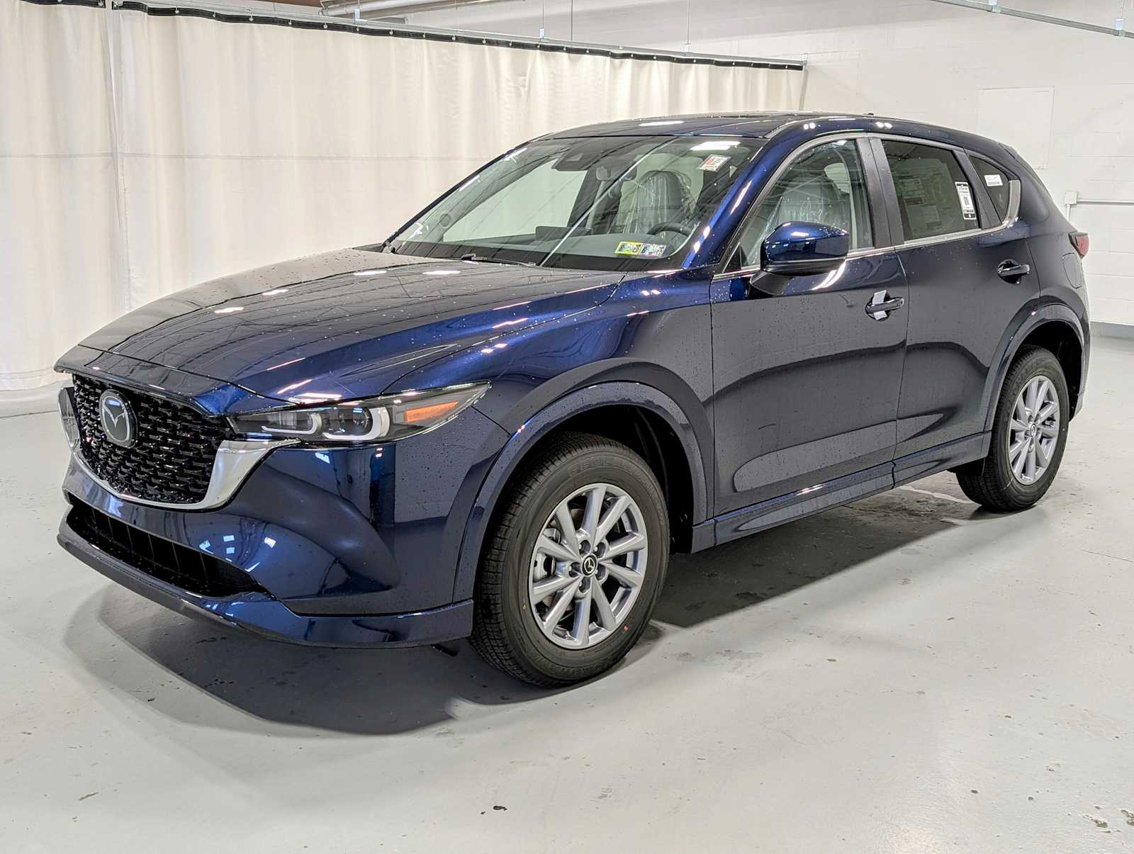 New 2025 Mazda Mazda CX-5 2.5 S Preferred AWD in Deep Crystal Blue Mica ...