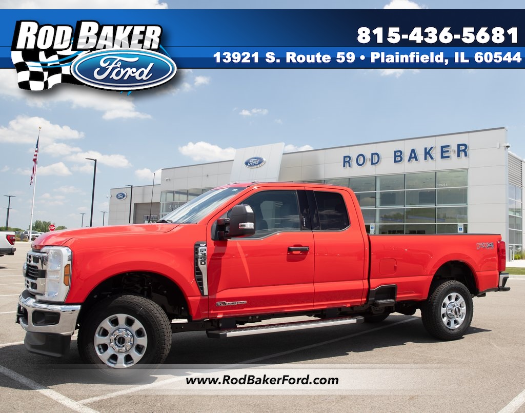 New 2024 Ford Super Duty F-350® XLT SuperCab in Plainfield #T24160 | Rod Baker Ford