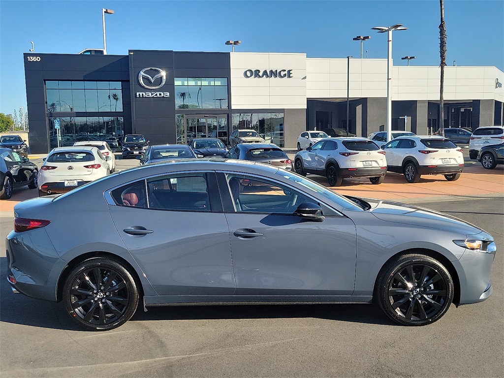 New 2025 Mazda Mazda3 Sedan 2.5 S Carbon Edition AWD SEDAN in Orange ...