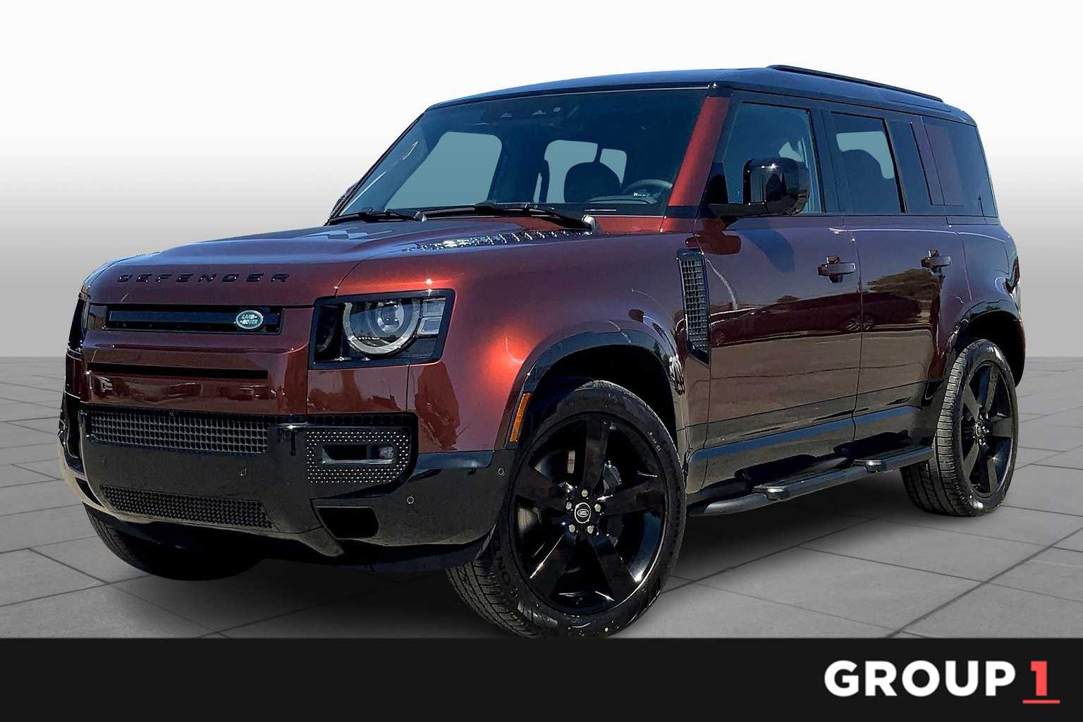 New 2025 Land Rover Defender Sedona Red Edition Sport Utility in Santa ...