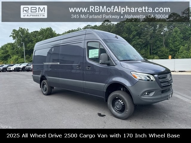 New 2025 Mercedes-Benz Sprinter Cargo Van All Wheel Drive 170 Wheel ...