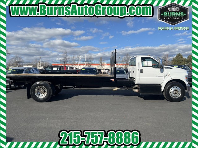 Pre-Owned 2019 FORD F750 Diesel 18ft Flatbed Truck REG CAB in Fairless ...