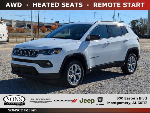 New 2025 Jeep Compass Latitude Utility in Montgomery #J5013 | SONS CDJR Fiat of Montgomery