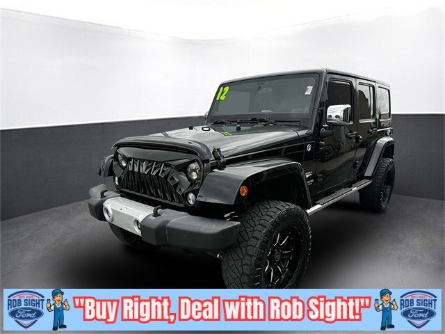 Pre-Owned 2012 Jeep Wrangler Unlimited Sahara 4D Sport Utility in ...