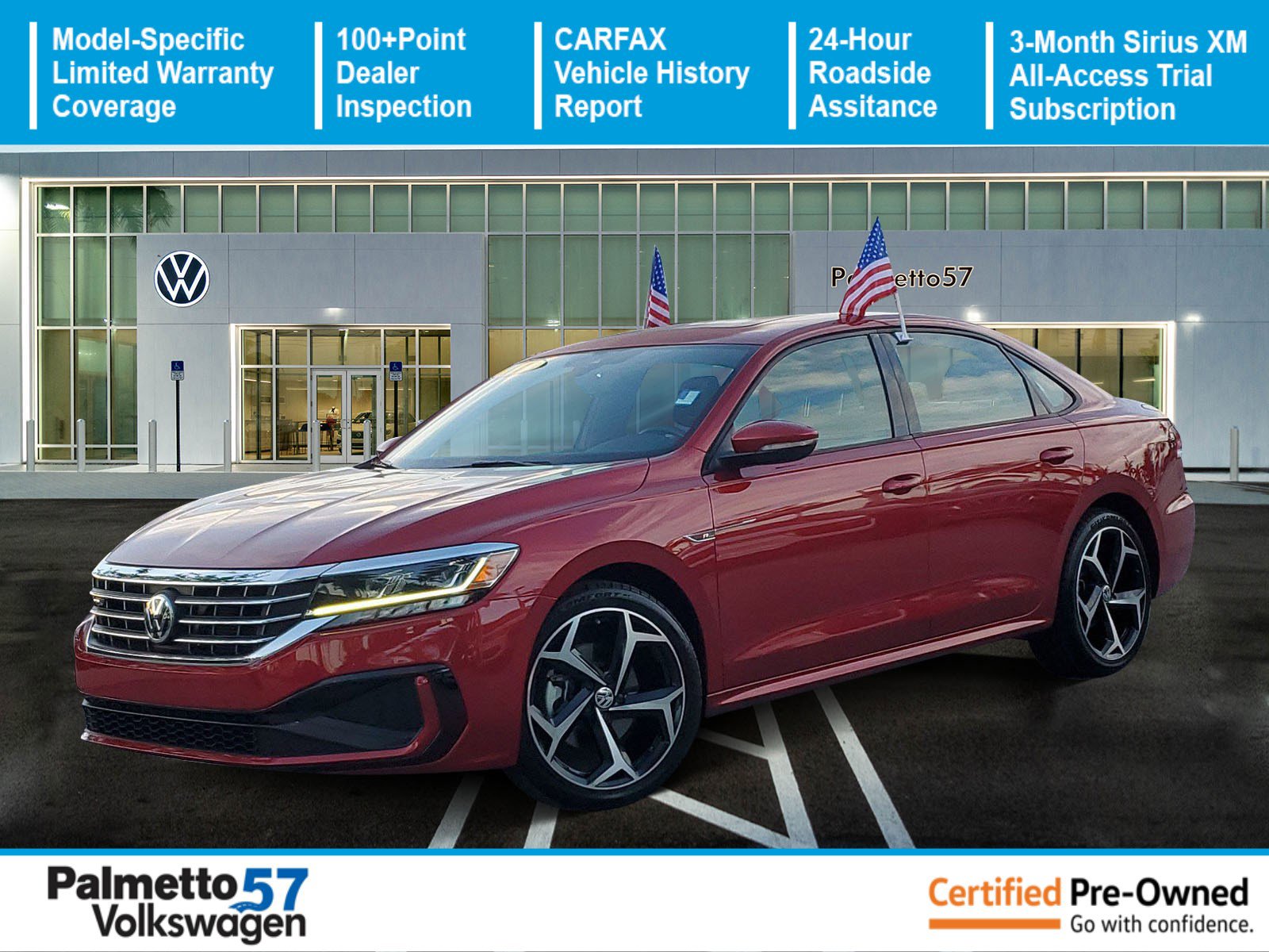 Volkswagen Passat 2022 Red