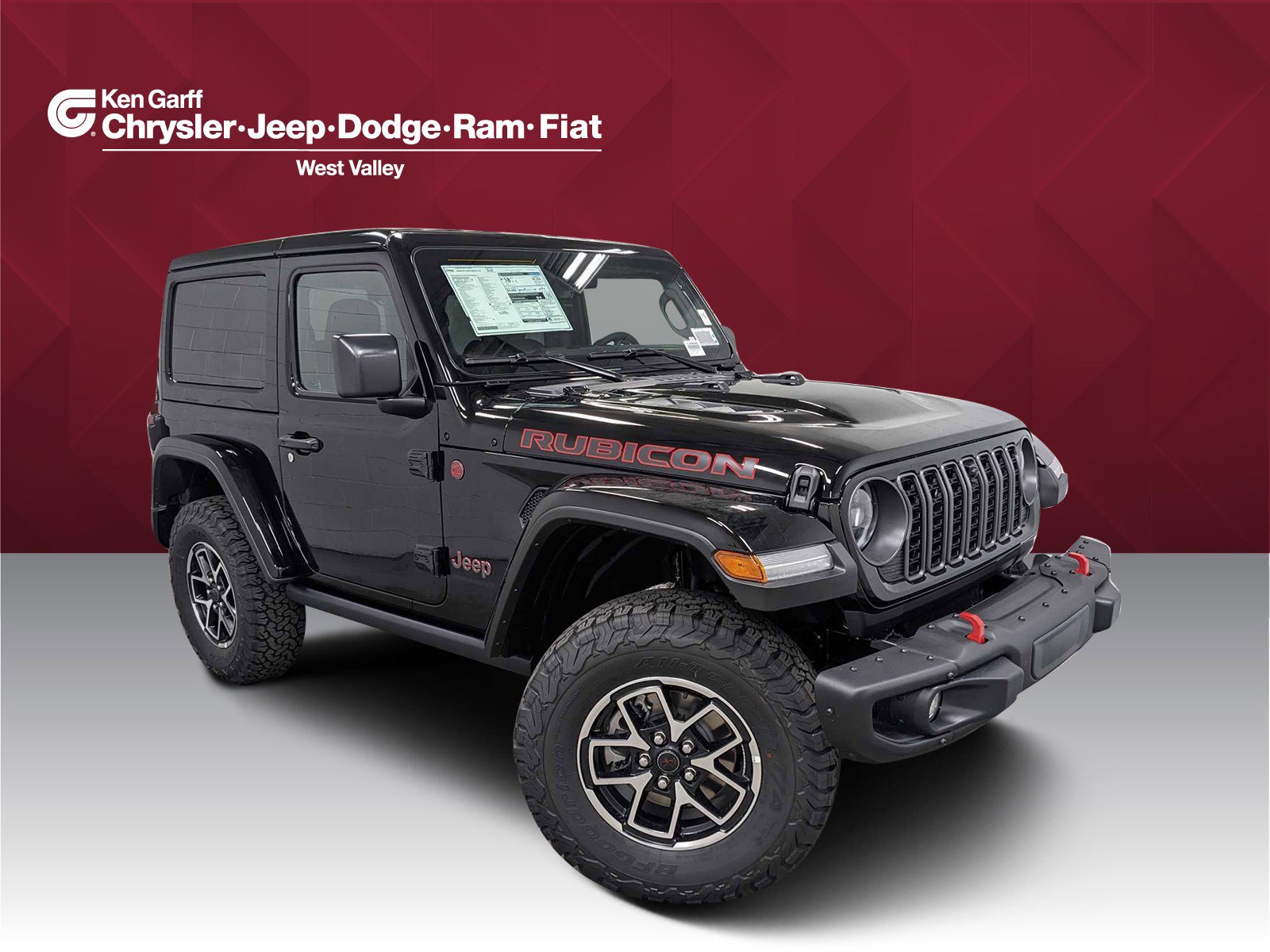 Jeep Wrangler Rubicon Black 2 Door