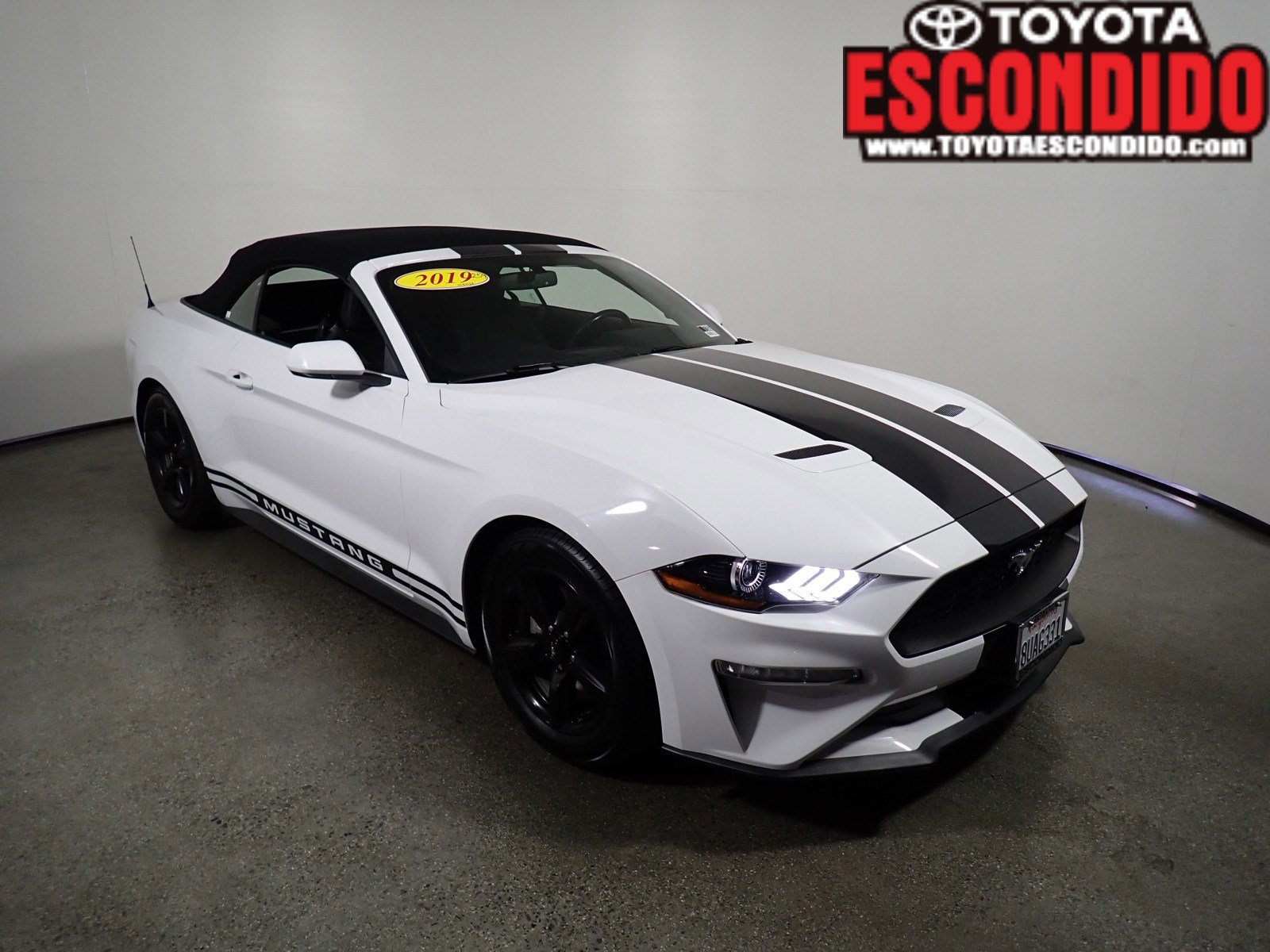 Mustang White Convertible