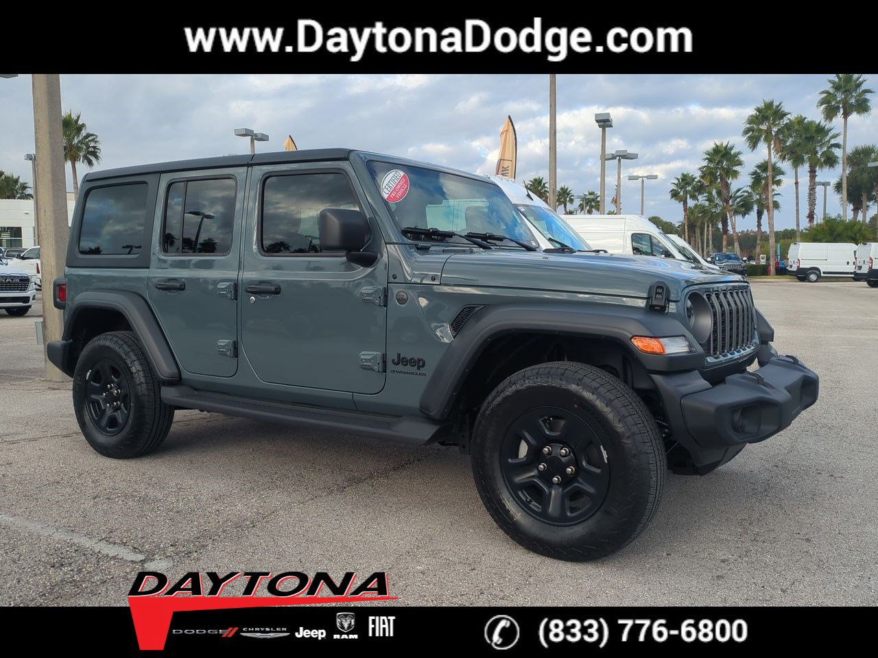 New 2026 Jeep Wrangler Sport Convertible in Daytona Beach #IT-J26136 ...