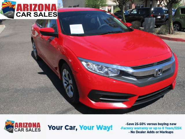 Pre-Owned 2018 Honda Civic LX Sedan in Mesa #24195 | Arizona Car Sales