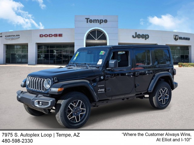 New 2024 Jeep Wrangler Sahara Utility in Tempe #RJ1136 | Tempe Chrysler ...