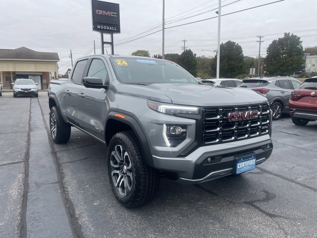 Certified Pre-Owned 2024 GMC Canyon AT4 Crew Cab in Danville #G60126A ...