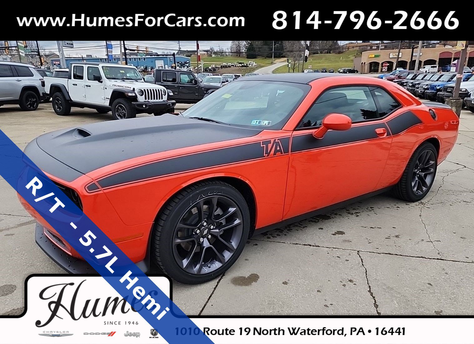 New 2023 Dodge Challenger R/T Coupe in Waterford #P0803 | Humes ...