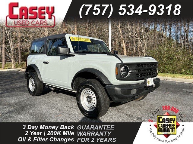 Pre-Owned 2022 Ford Bronco Base 2D Sport Utility in Newport News #TR20812 | Casey Volkswagen