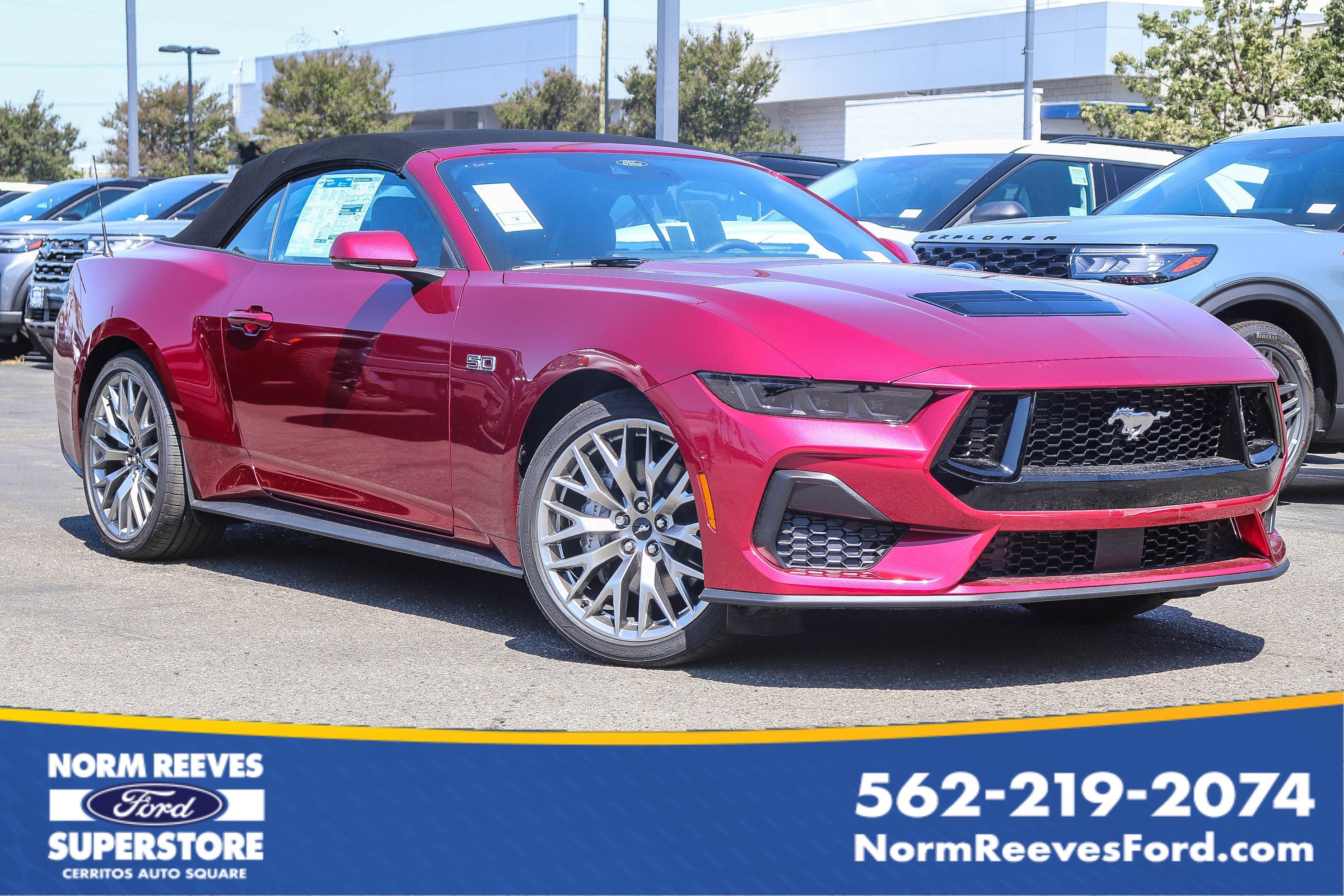 New 2025 Ford Mustang GT Premium Convertible Convertible in Cerritos #250742 | Norm Reeves Ford ...