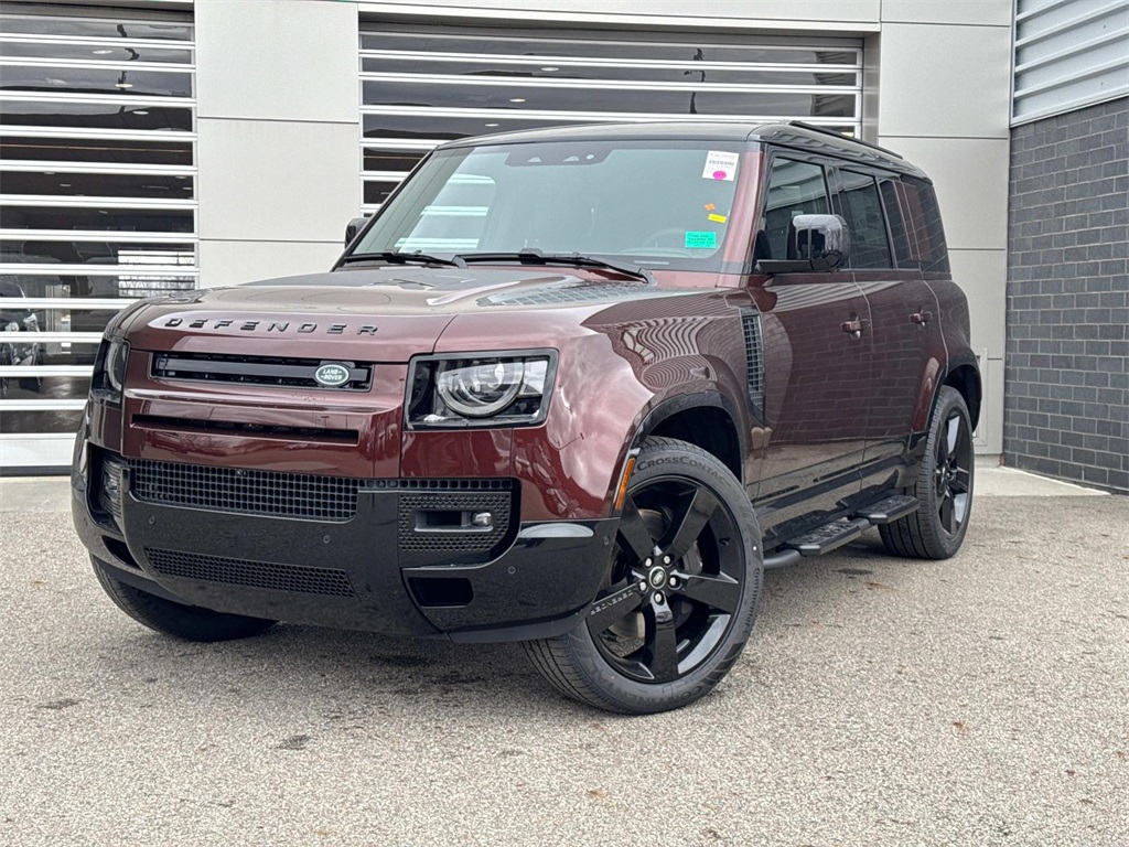 New 2025 Land Rover Defender 110 Sedona Red 4D Sport Utility Columbus # ...