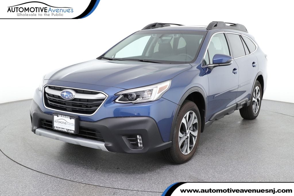 Blue Subaru Outback 2022