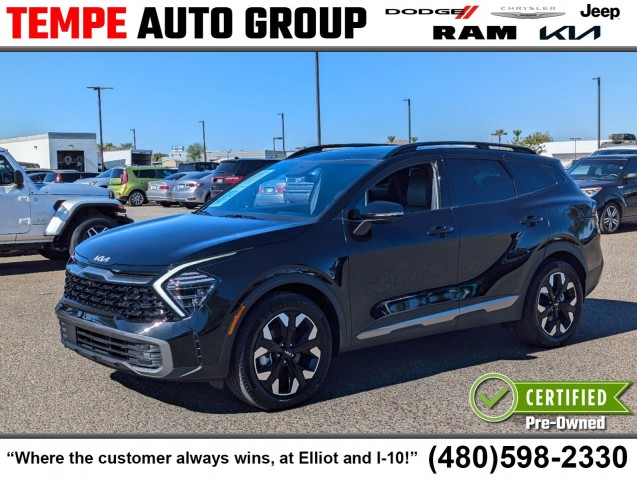Certified Pre-Owned 2023 Kia Sportage Plug-In Hybrid X-Line Prestige Sport Utility in Tempe # ...