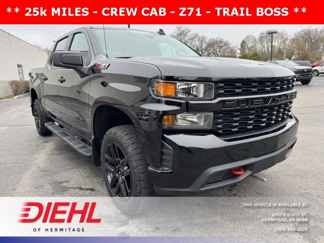 Pre-Owned 2022 Chevrolet Silverado 1500 LTD Custom Trail Boss 4D Crew ...