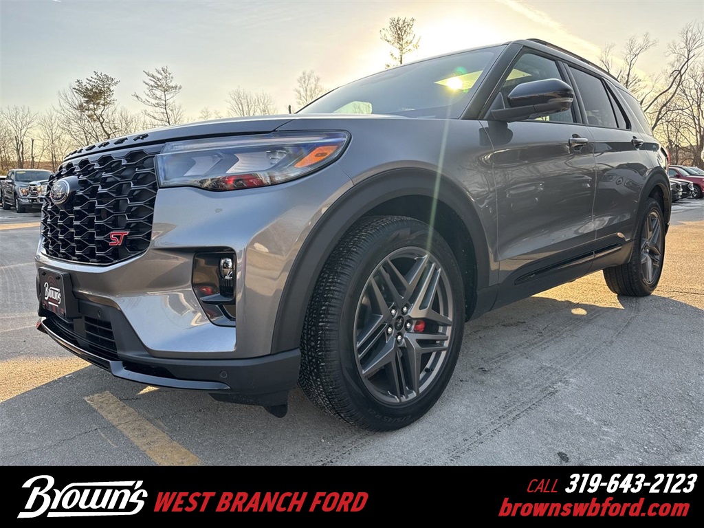 New 2025 Ford Explorer ST 4D Sport Utility in Guttenberg #25040 | Brown ...