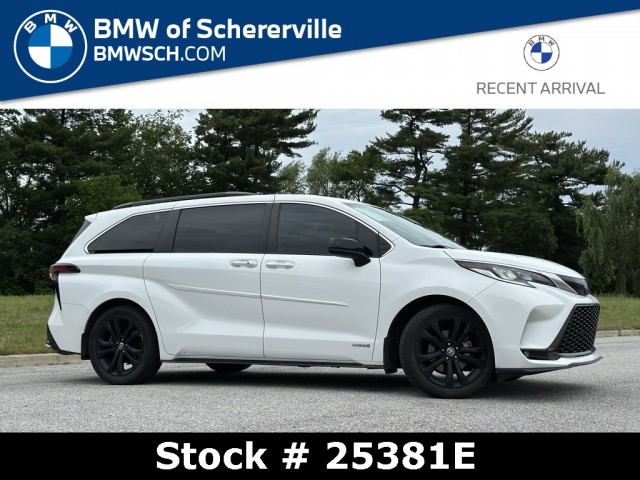 Pre-Owned 2021 Toyota Sienna XSE 4D Passenger Van in Schererville ...