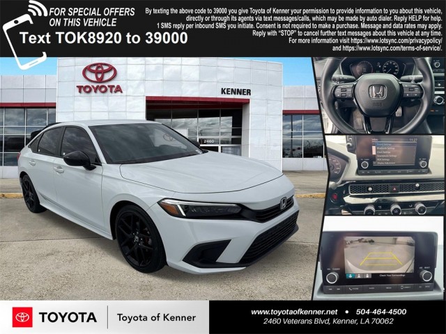 Pre-Owned 2024 Honda Civic Sport 4D Sedan in Bowling Green #RH588920 ...