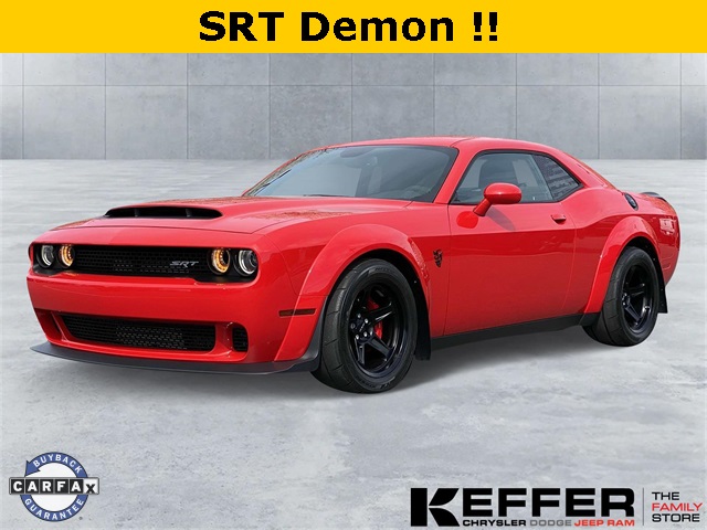 Pre-Owned 2018 Dodge Challenger SRT Demon 2D Coupe in Charlotte #KP1394 ...