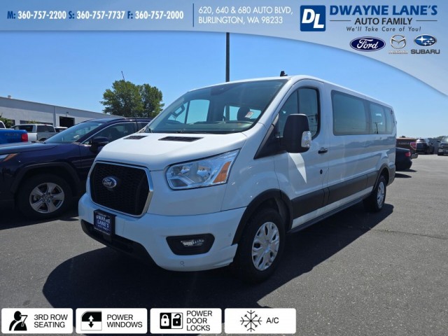Pre-Owned 2021 Ford Transit-350 XLT Passenger Van in Burlington # ...