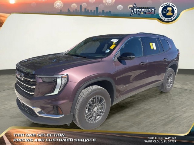 Certified Pre-Owned 2025 GMC Acadia Elevation SUV in Saint Cloud #147306E | Starling Chevrolet GMC