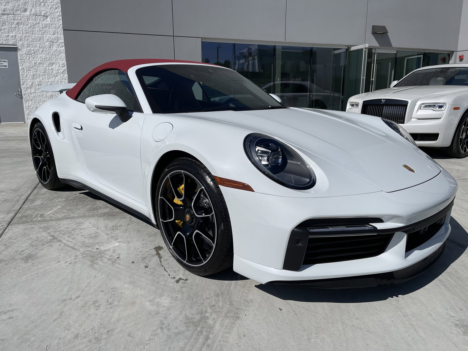 Porsche 911 Turbo S Convertible White