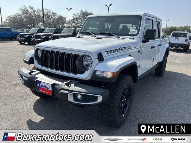 New 2025 Jeep Gladiator Texas Trail Crew Cab in McAllen #25400 | Burns Motors