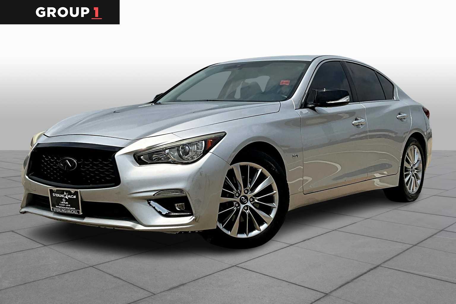 Pre-Owned 2018 INFINITI Q50 3.0t LUXE 4dr Car in Webster #JM442975 ...