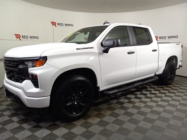 New 2024 Chevrolet Silverado 1500 Custom Crew Cab in Red Wing #2G4184 ...