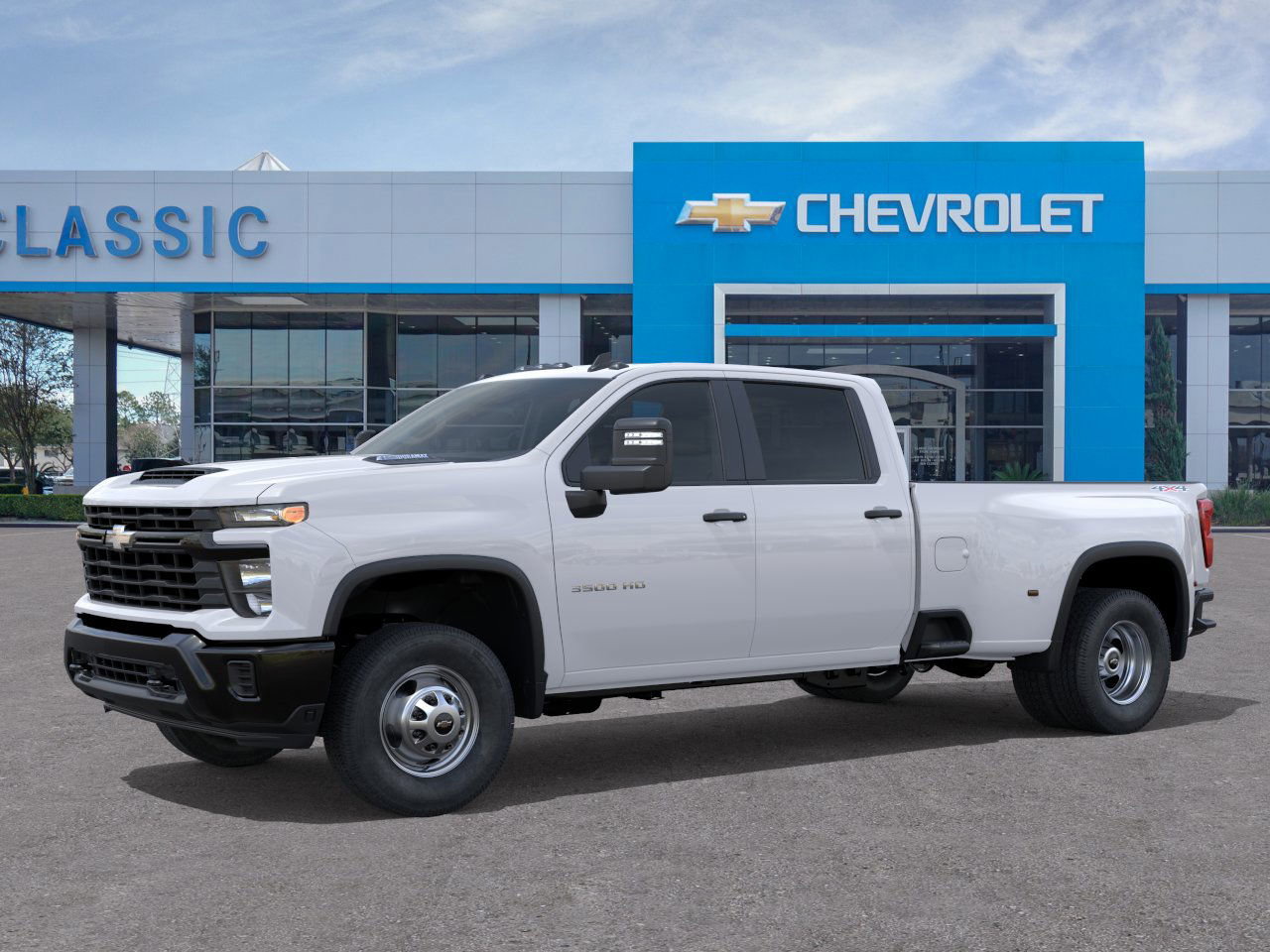 New 2026 Chevrolet Silverado 3500 HD WT DRW Crew Cab in Houston #TF187366 | Classic Chevy Hwy 6