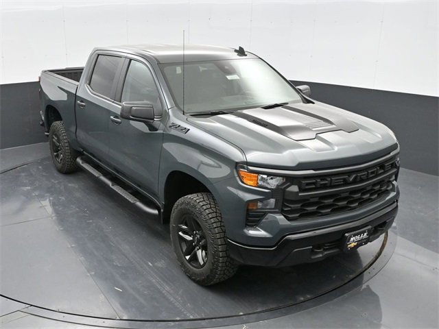 New 2025 Chevrolet Silverado 1500 Custom Trail Boss Crew Cab in Blue ...